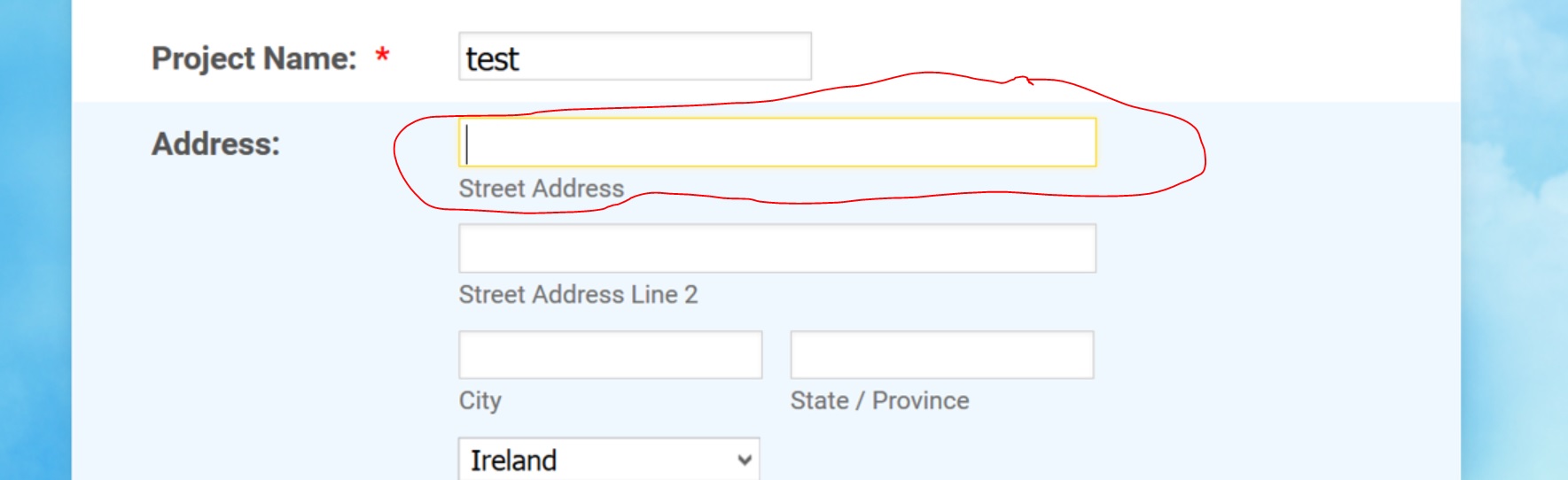Changing The Active Focus Border Color Of The Input Field